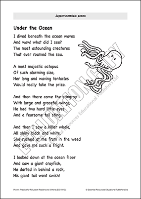 Rhyming Poems About Sea Creatures - Infoupdate.org